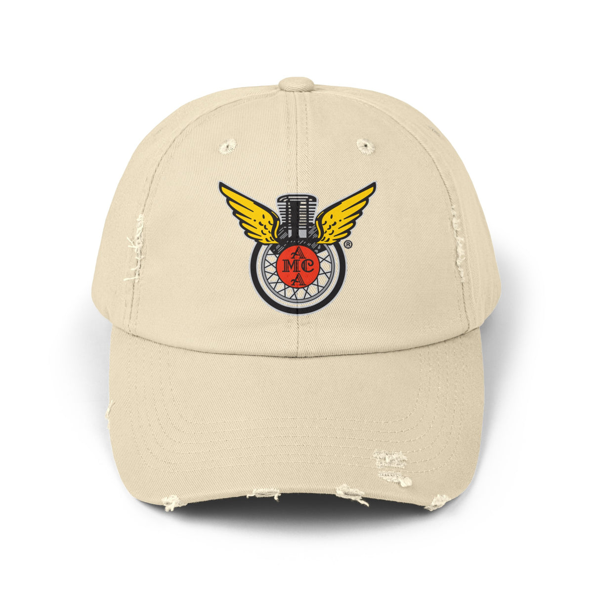 Unisex Distressed Cap – Antique Motorcycle Club of America